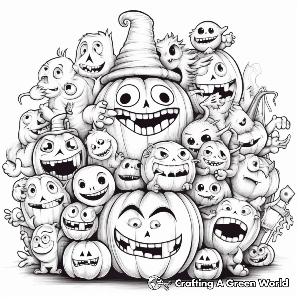 Halloween Coloring Pages - Free & Printable!
