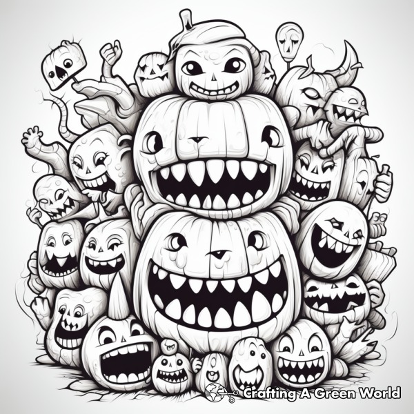 Halloween Coloring Pages - Free & Printable!