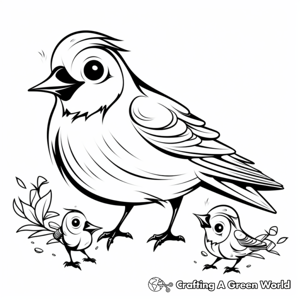 Cardinal Coloring Pages - Free & Printable!
