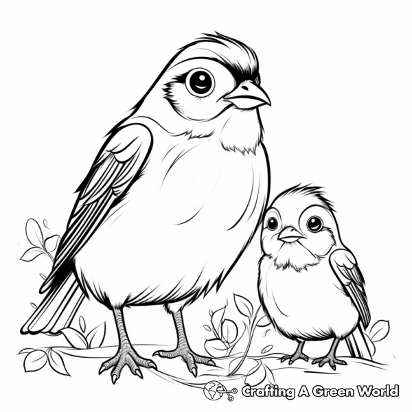 Cardinal Coloring Pages - Free & Printable!