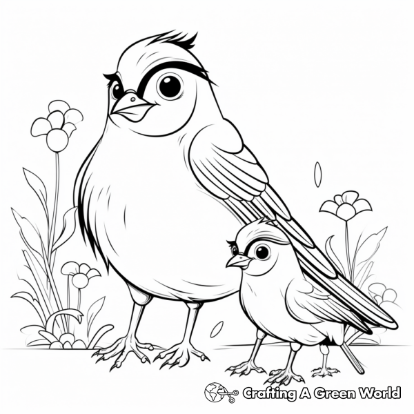 Cardinal Coloring Pages - Free & Printable!