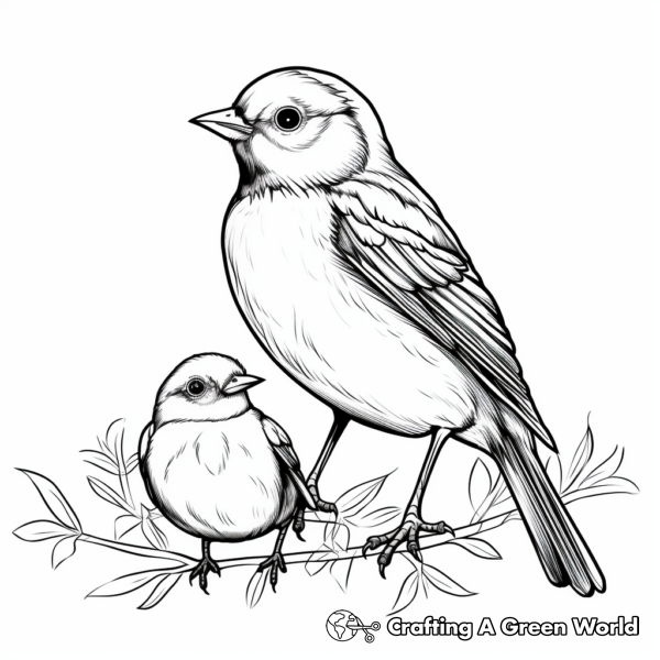 Cardinal Coloring Pages - Free & Printable!