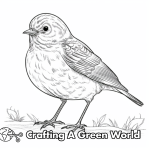 Blue Bird Coloring Pages - Free & Printable!