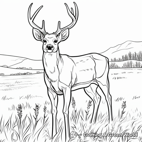 Mule Deer Coloring Pages - Free & Printable!
