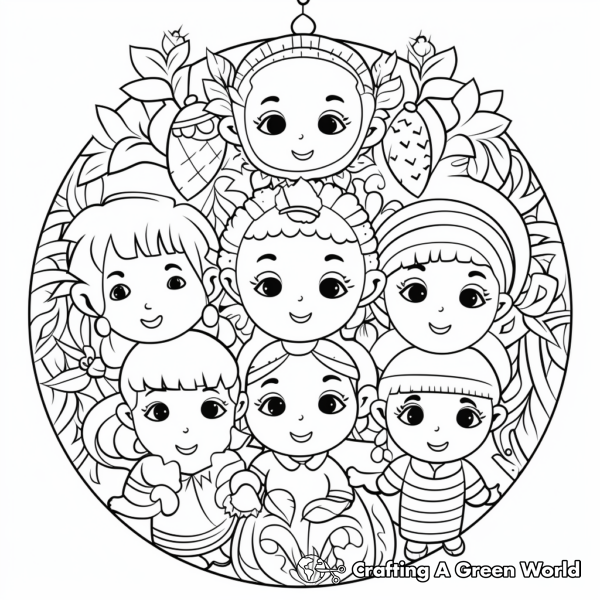 Ornament Coloring Pages - Free & Printable!