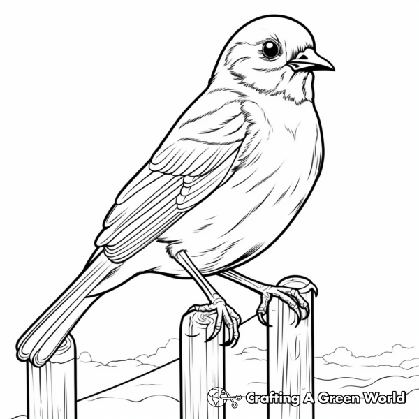 Robin Coloring Pages - Free & Printable!