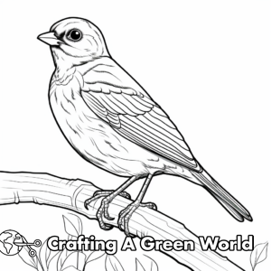 Robin Coloring Pages - Free & Printable!