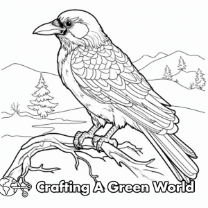 Raven Coloring Pages - Free & Printable!