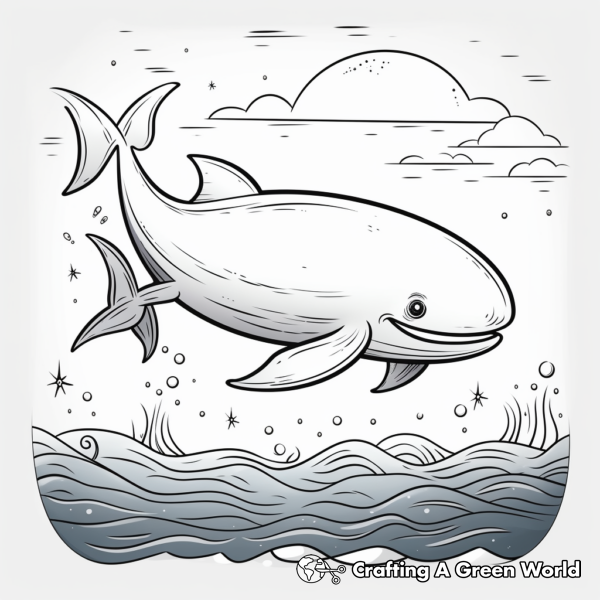 Blue Whale Coloring Pages - Free & Printable!