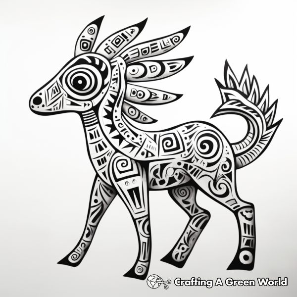 Alebrije Coloring Pages - Free & Printable!
