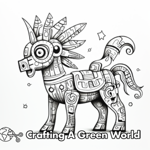 Alebrije Coloring Pages - Free & Printable!