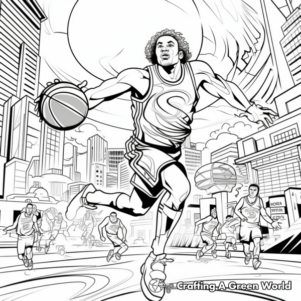 Basketball Coloring Pages - Free & Printable!