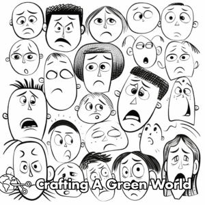 Emotions Coloring Pages - Free & Printable!