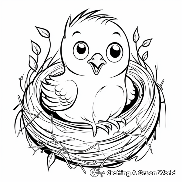 Baby Bird Coloring Pages - Free & Printable!