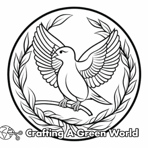Peace Dove Coloring Pages - Free & Printable!