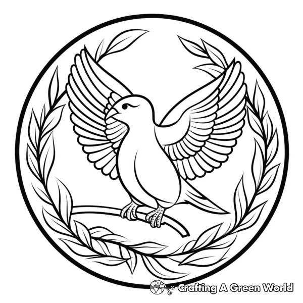 Peace Dove Coloring Pages - Free & Printable!