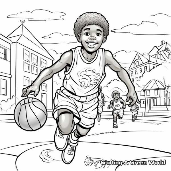 Basketball Coloring Pages - Free & Printable!