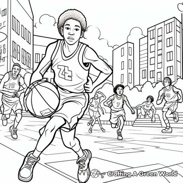 Basketball Coloring Pages - Free & Printable!
