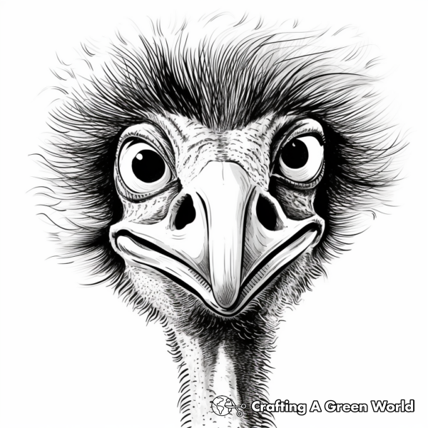Ostrich Coloring Pages - Free & Printable!