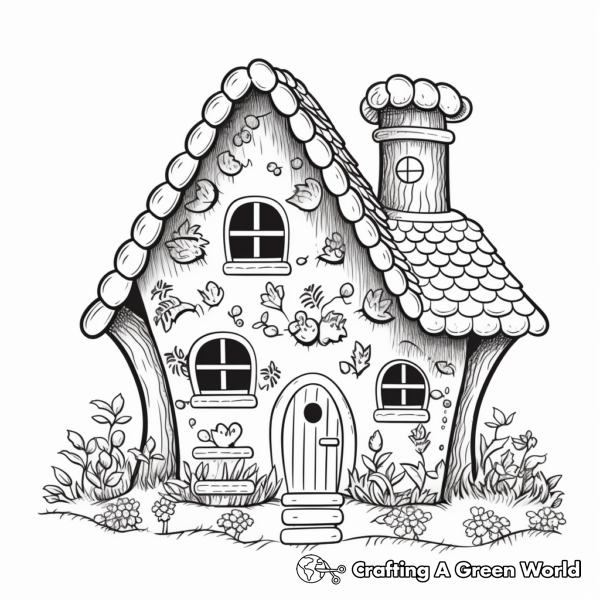 Gnome House Coloring Pages - Free & Printable!
