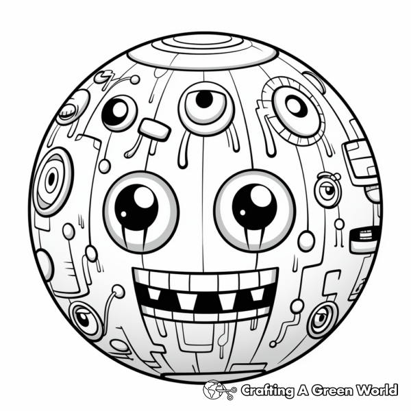 Sphere Coloring Pages - Free & Printable!