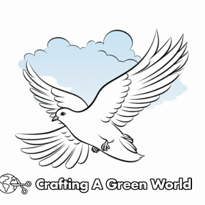 Peace Dove Coloring Pages - Free & Printable!