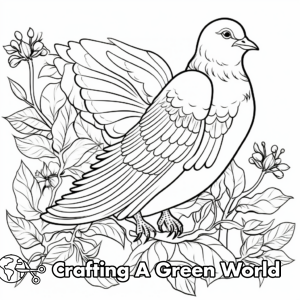 Peace Dove Coloring Pages - Free & Printable!