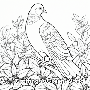 Peace Dove Coloring Pages - Free & Printable!