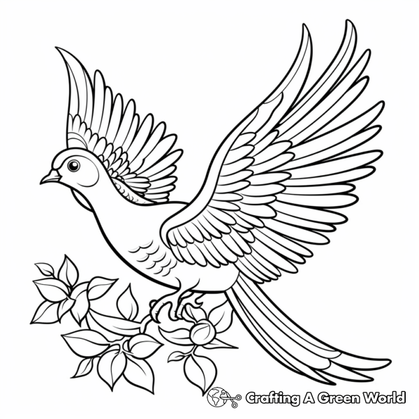 Peace Dove Coloring Pages - Free & Printable!