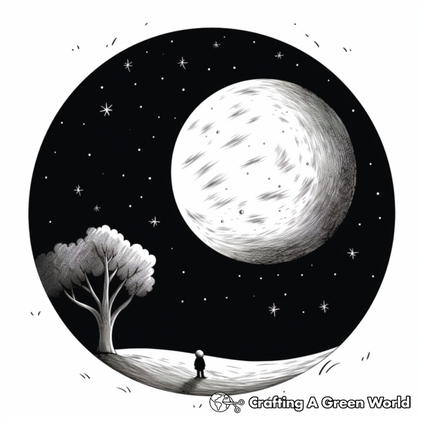 Night Sky Coloring Pages - Free & Printable!