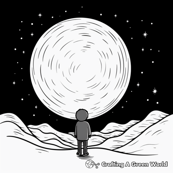 Night Sky Coloring Pages - Free & Printable!