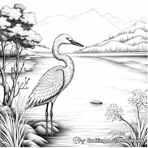 Blue Heron Coloring Pages - Free & Printable!