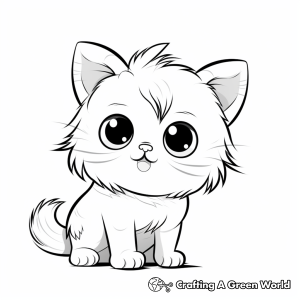 Baby Cat Coloring Pages - Free & Printable!