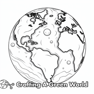 Earth Coloring Pages - Free & Printable!