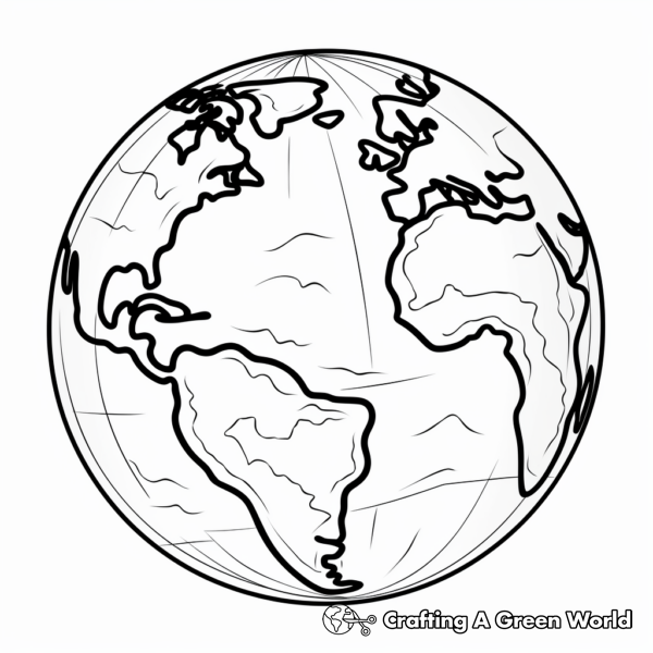 Earth Coloring Pages - Free & Printable!