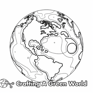 Earth Coloring Pages - Free & Printable!