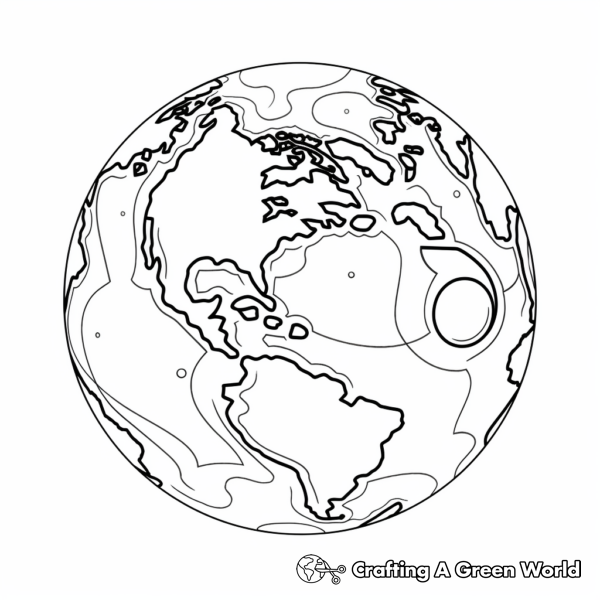 Earth Coloring Pages - Free & Printable!