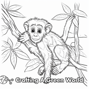 Ape Coloring Pages - Free & Printable!