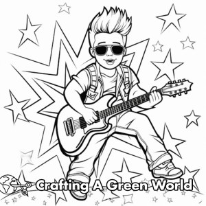 Music Coloring Pages - Free & Printable!