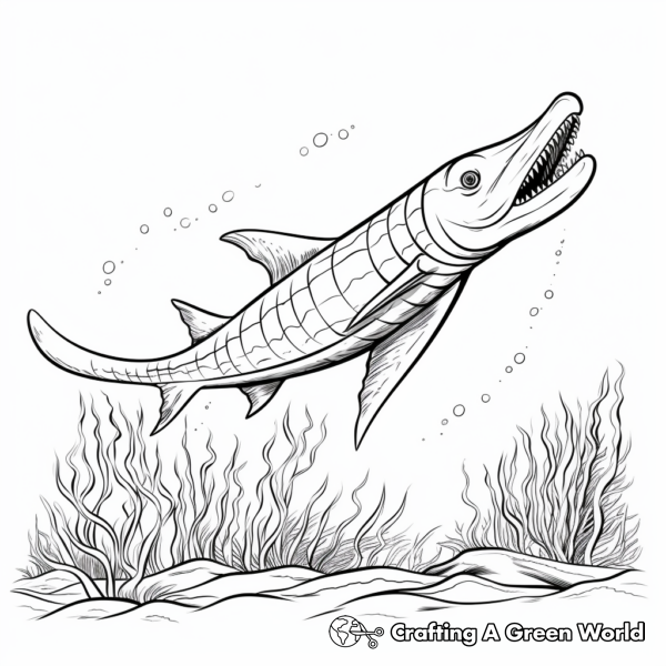Mosasaurus Coloring Pages - Free & Printable!