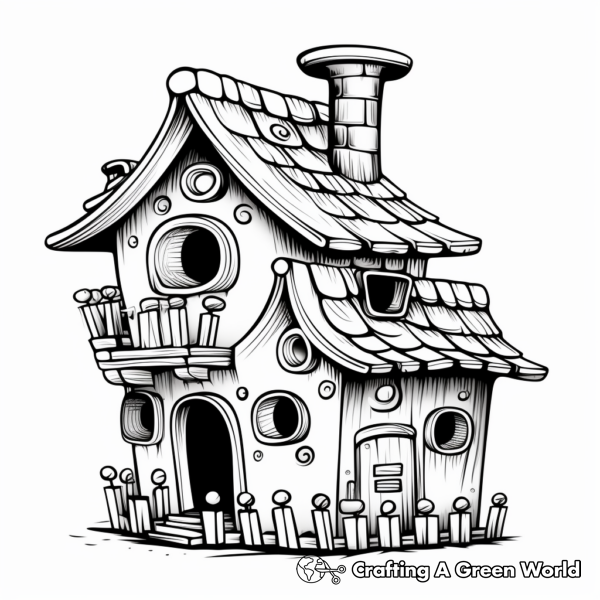 Bird House Coloring Pages - Free & Printable!