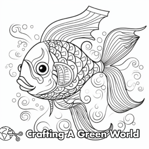 Goldfish Coloring Pages - Free & Printable!