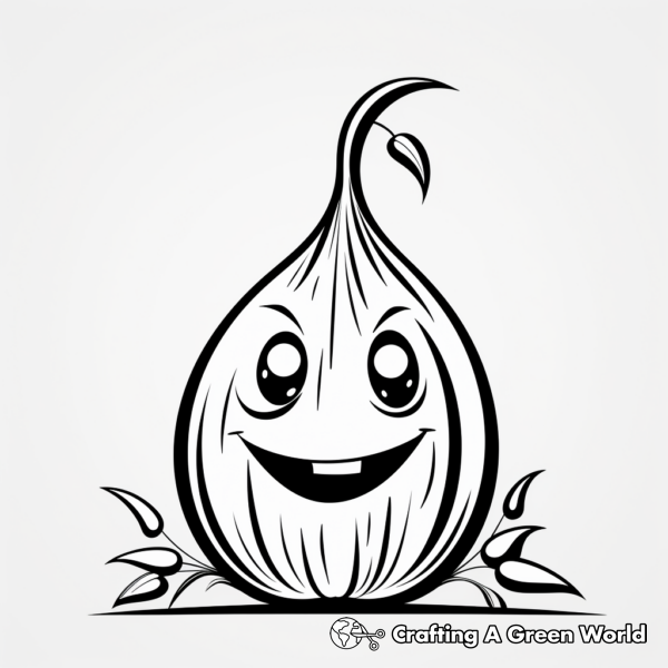 Onion Coloring Pages - Free & Printable!