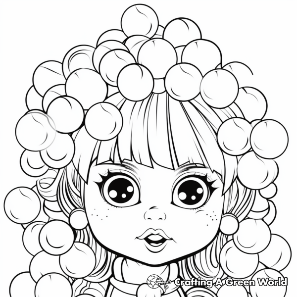 Bubble Gum Coloring Pages - Free & Printable!