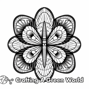 Butterfly Mandala Coloring Pages - Free & Printable!