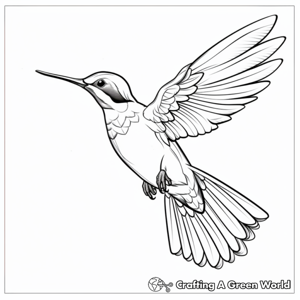 Realistic Hummingbird Coloring Pages - Free & Printable!