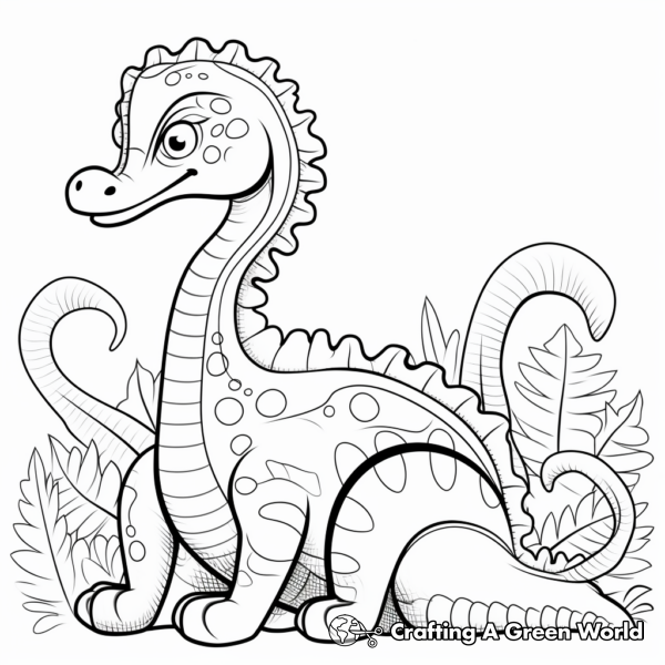 Big Dinosaur Coloring Pages - Free & Printable!