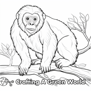 Ape Coloring Pages - Free & Printable!