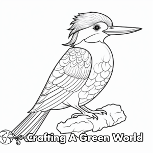 Kingfisher Coloring Pages - Free & Printable!