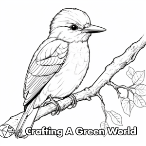 Kingfisher Coloring Pages - Free & Printable!
